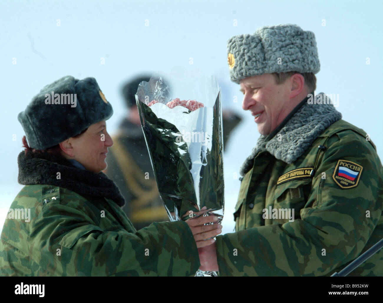 A team of Russian army physicians worked in a field hospital in the ...