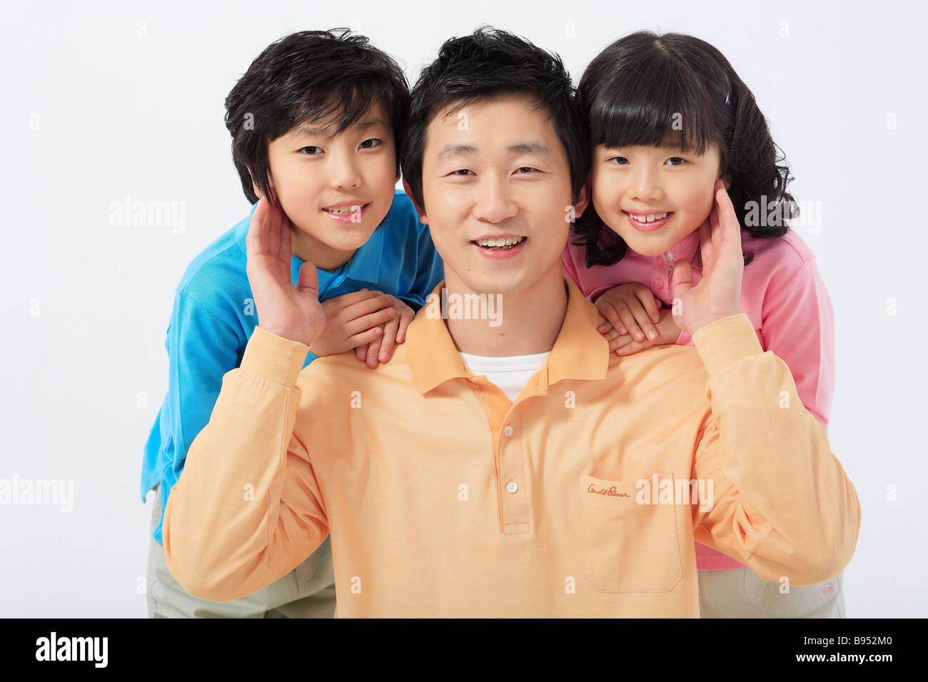 Happy Asian Family Stock Photo - Alamy