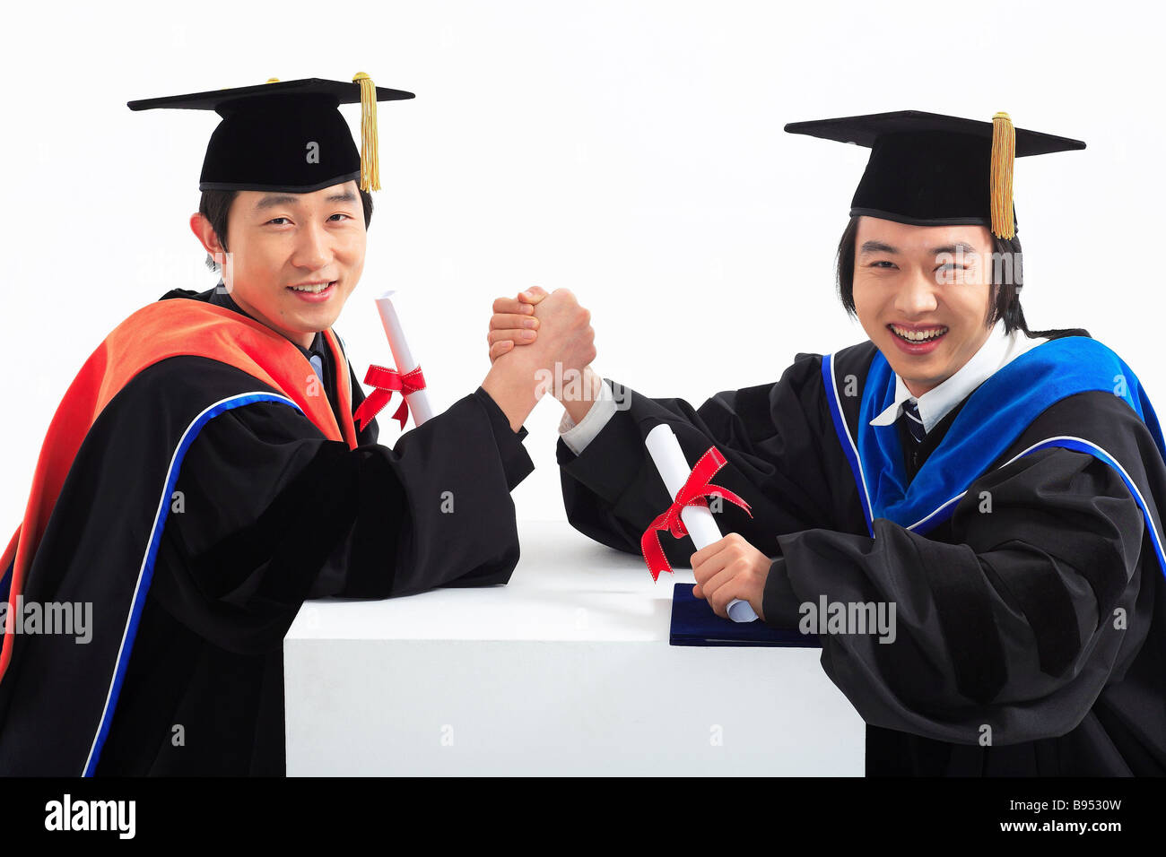 Asian Graduation People Stock Photo - Alamy