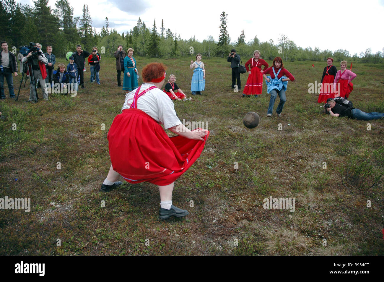 The Sami football the high spot at the traditional Sami games in the ...