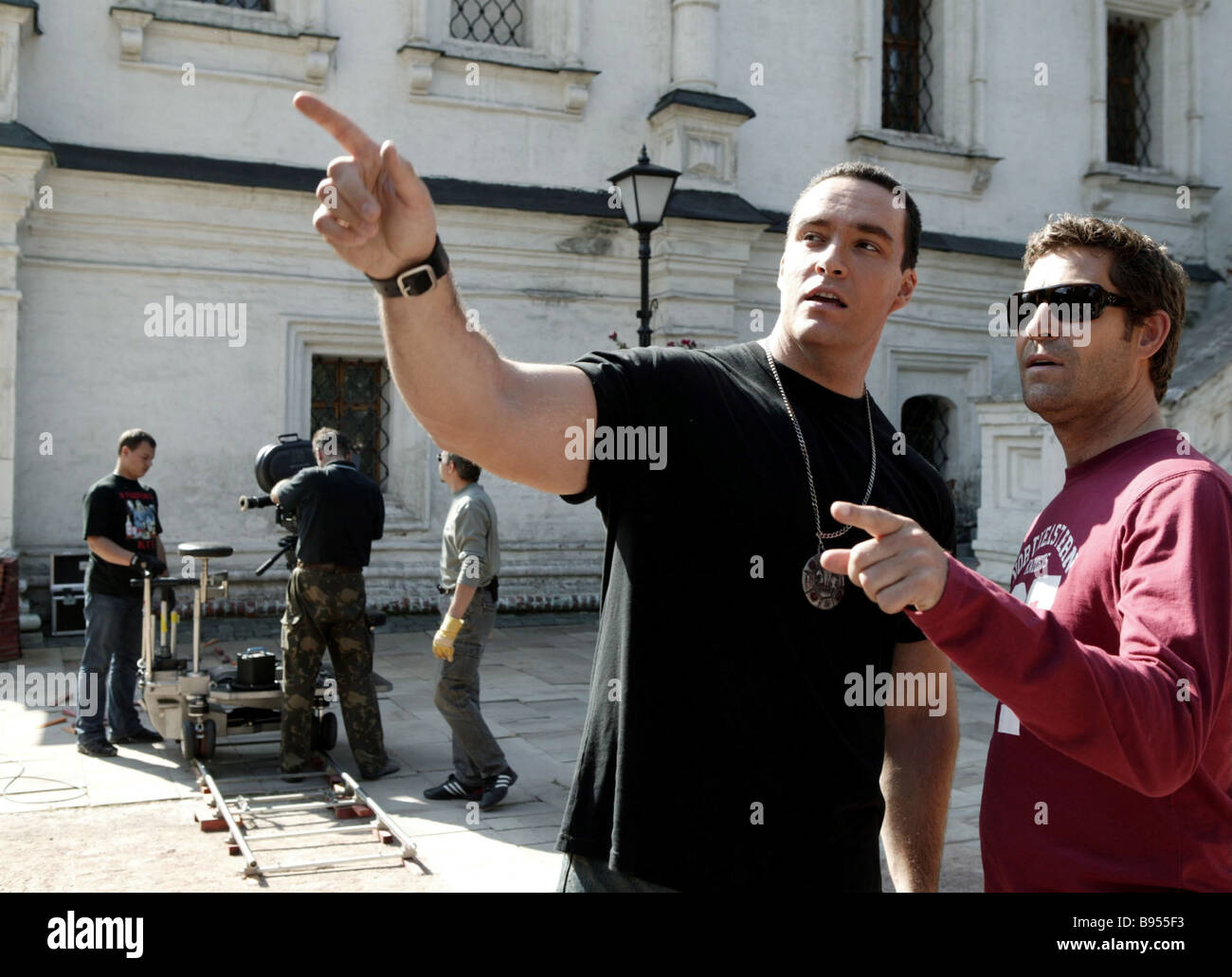 Russian actor Alexander Nevsky and Hollywood actor Steven Brand from ...