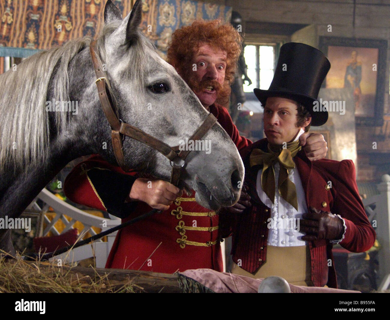 Actors Alexander Abdulov and Pavel Derevyanko right to left during the ...