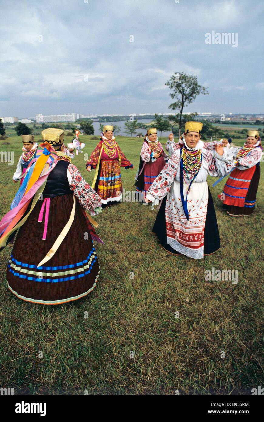 The folk group of the Kolybelskoye rural culture house Stock Photo - Alamy