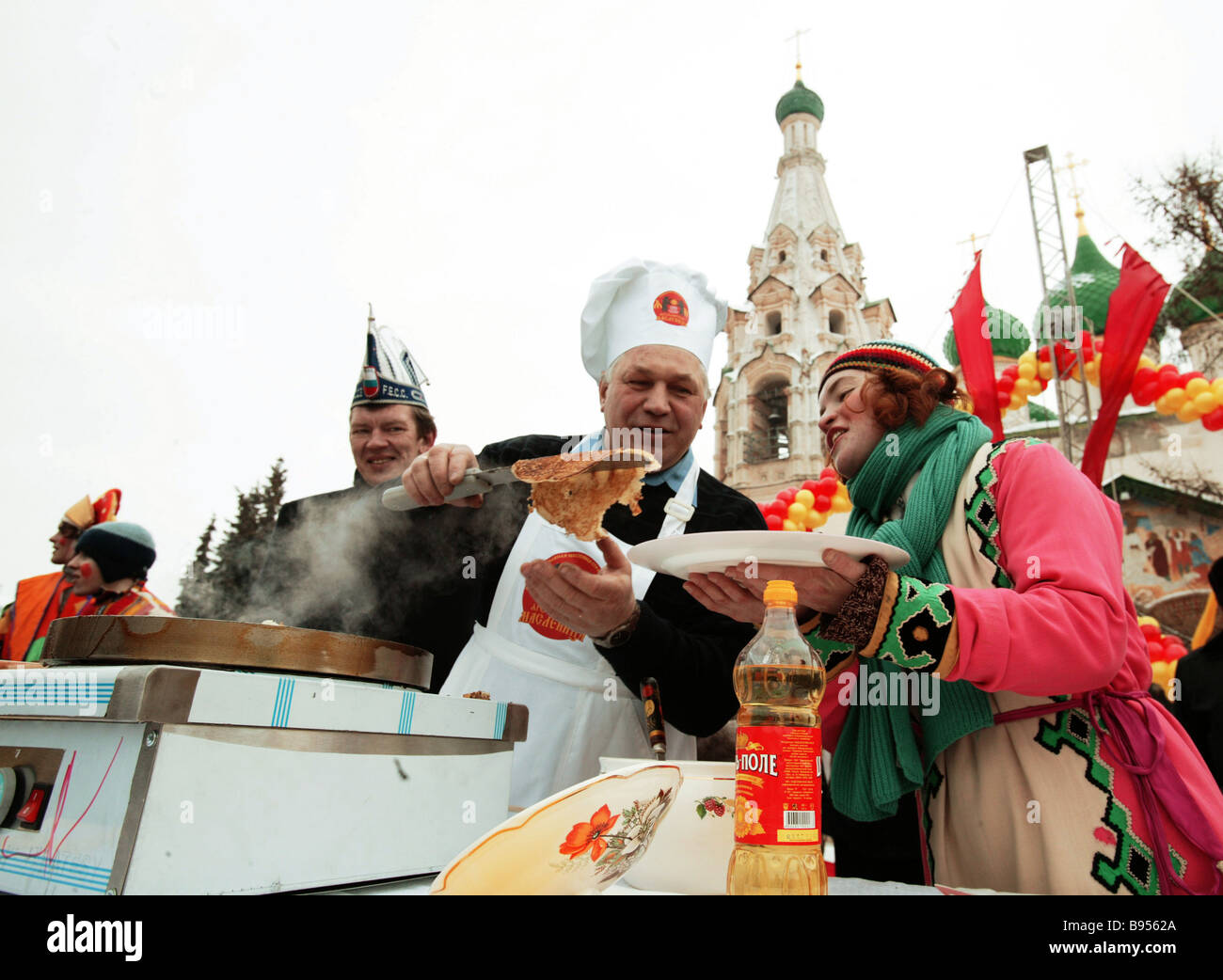 Yaroslavl Mayor Viktor Volonchunas opens Shirokaya Maslenitsa Broad ...