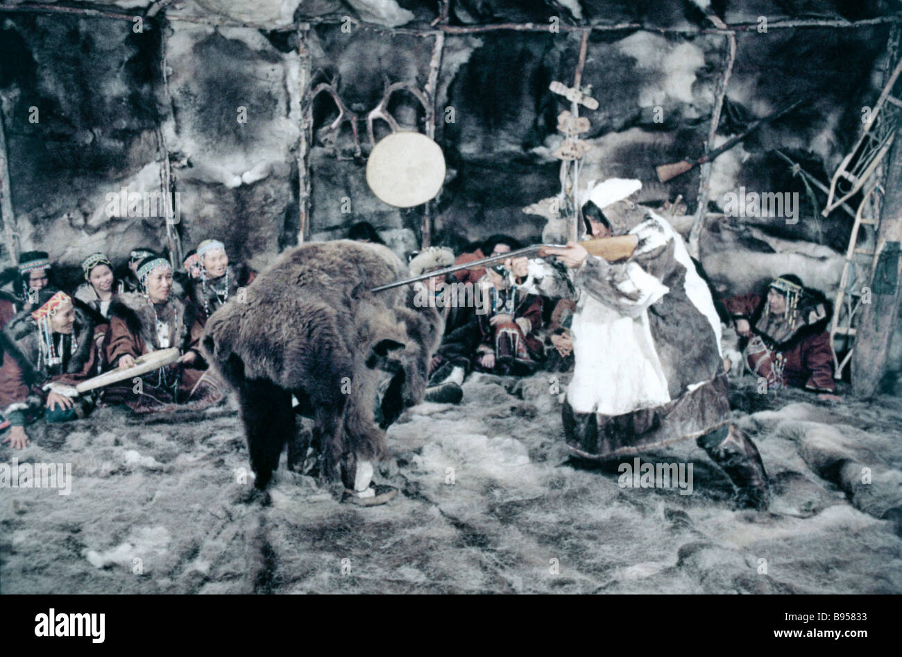 Koryaks residents of the Karaginsky District on the Kamchatka Peninsula ...