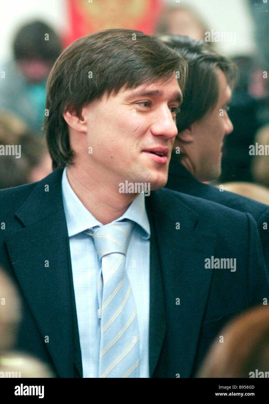 Sergei St Petersburg Governor Valentina Matvienko s son voting at one ...