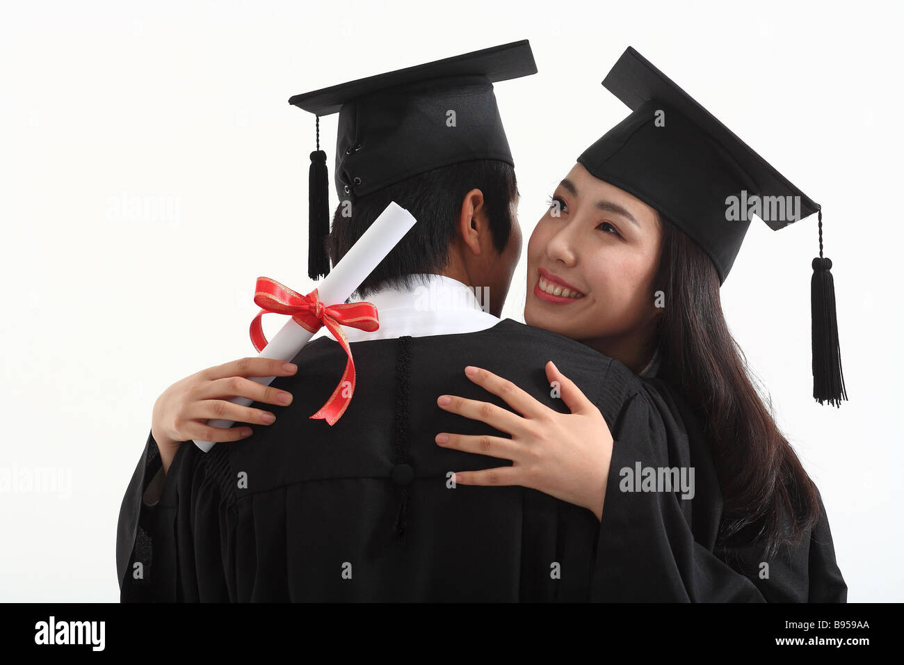 Asian Graduation People Stock Photo - Alamy