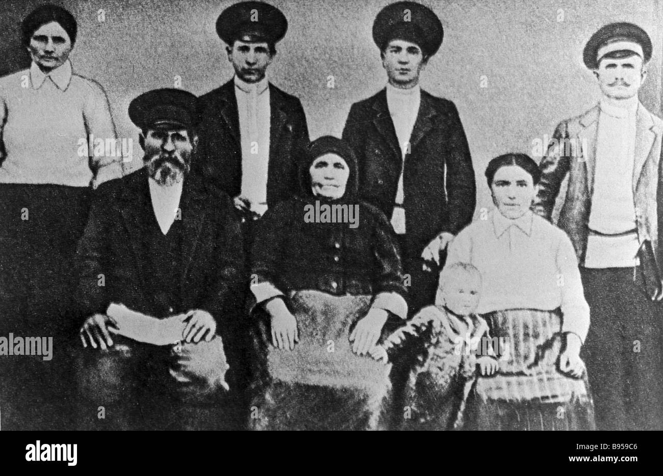 The Budyonny family Stock Photo - Alamy