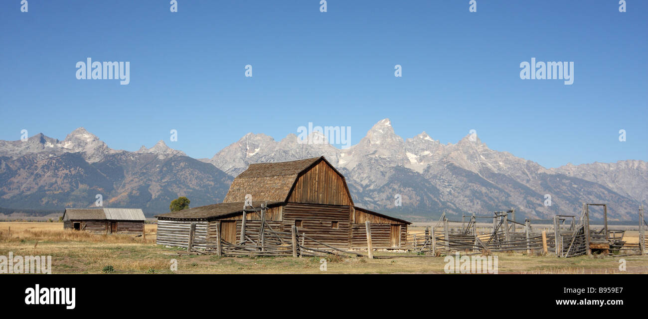 Moulton Barn, Mormon Row Historic District, Grand Teton National Park ...