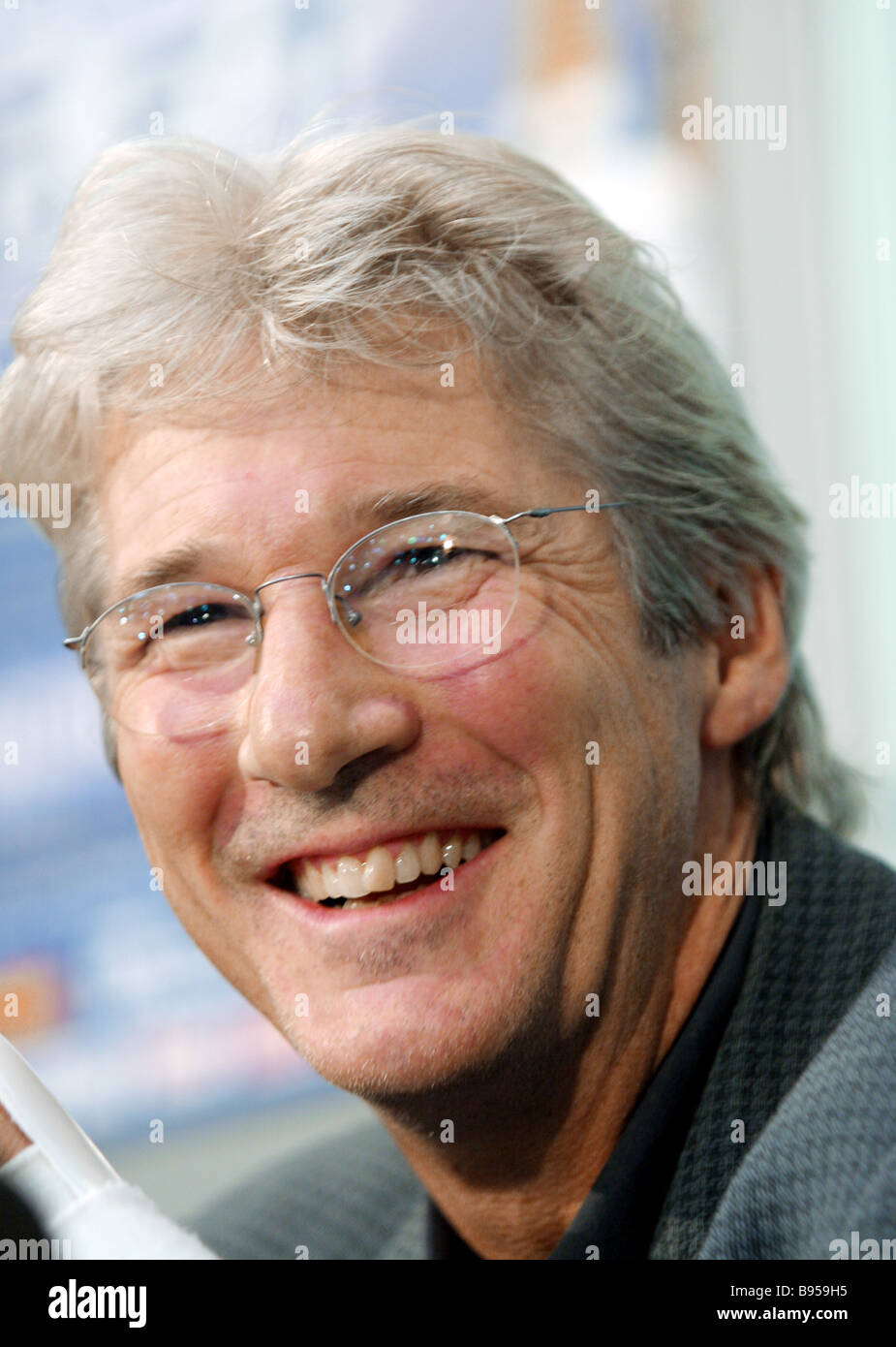 Hollywood star Richard Gere at a news conference in RIA Novosti on the ...