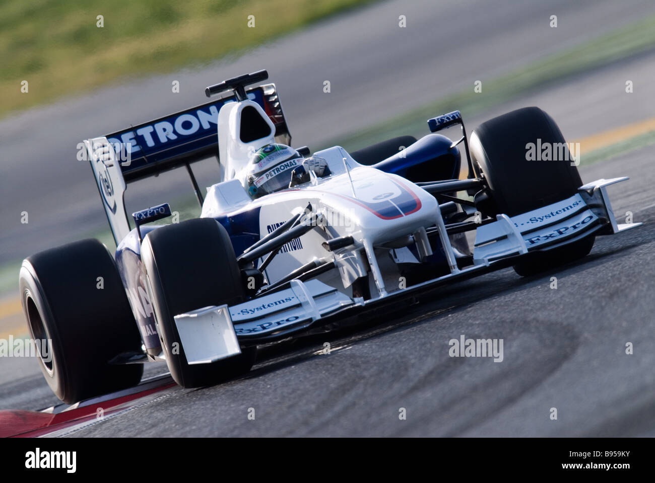 Nick Heidfeld GER in the BMW Sauber F1 09 racecar during Formula 1 ...