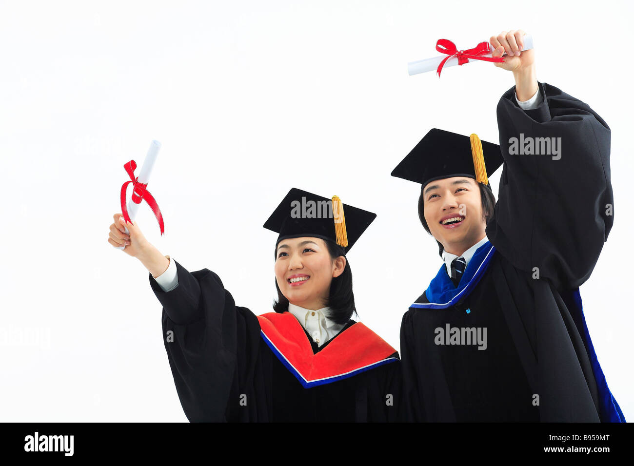 Asian Graduation People Stock Photo - Alamy