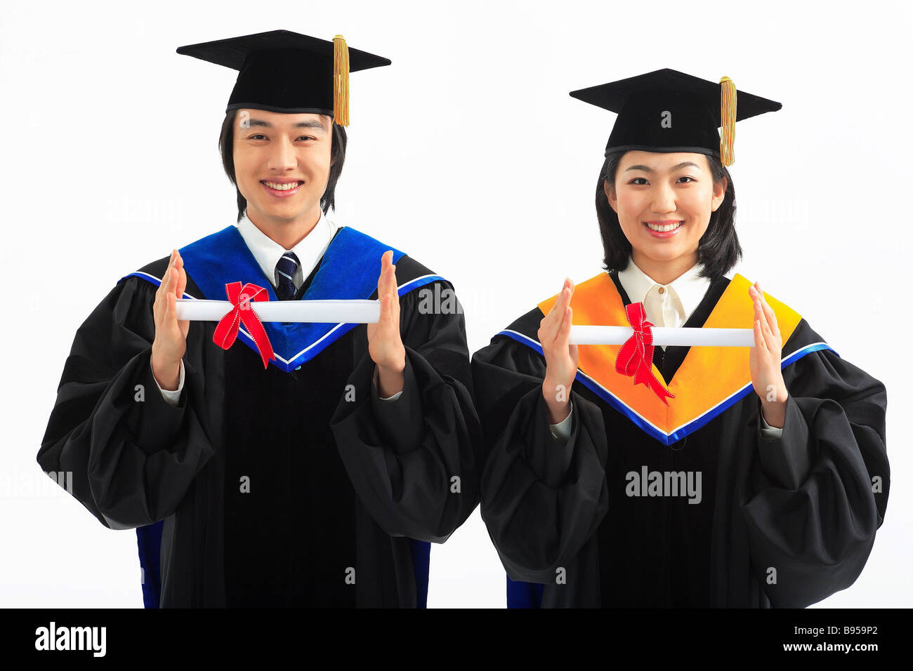 Asian Graduation People Stock Photo - Alamy