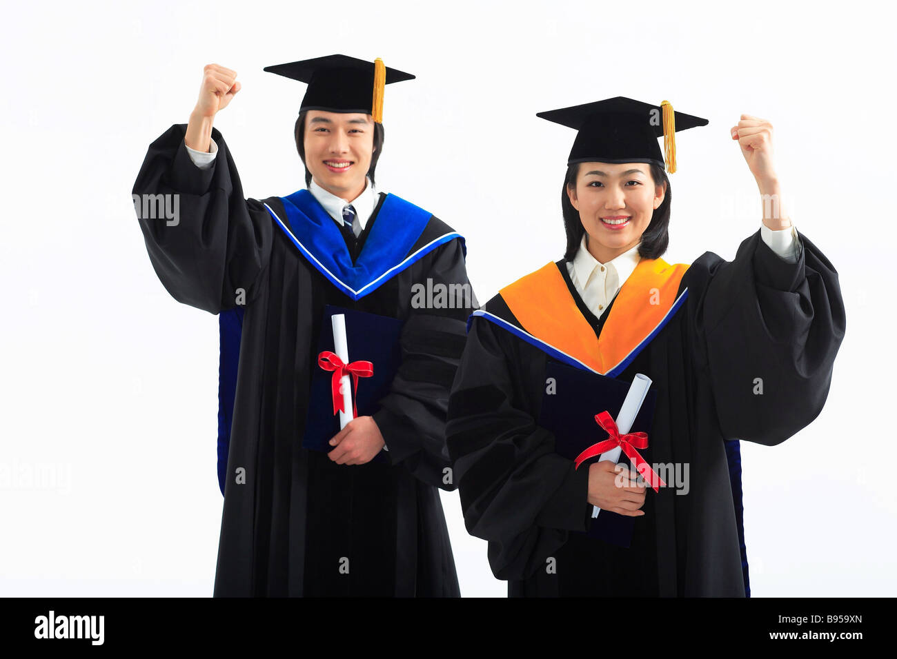 Asian Graduation People Stock Photo - Alamy