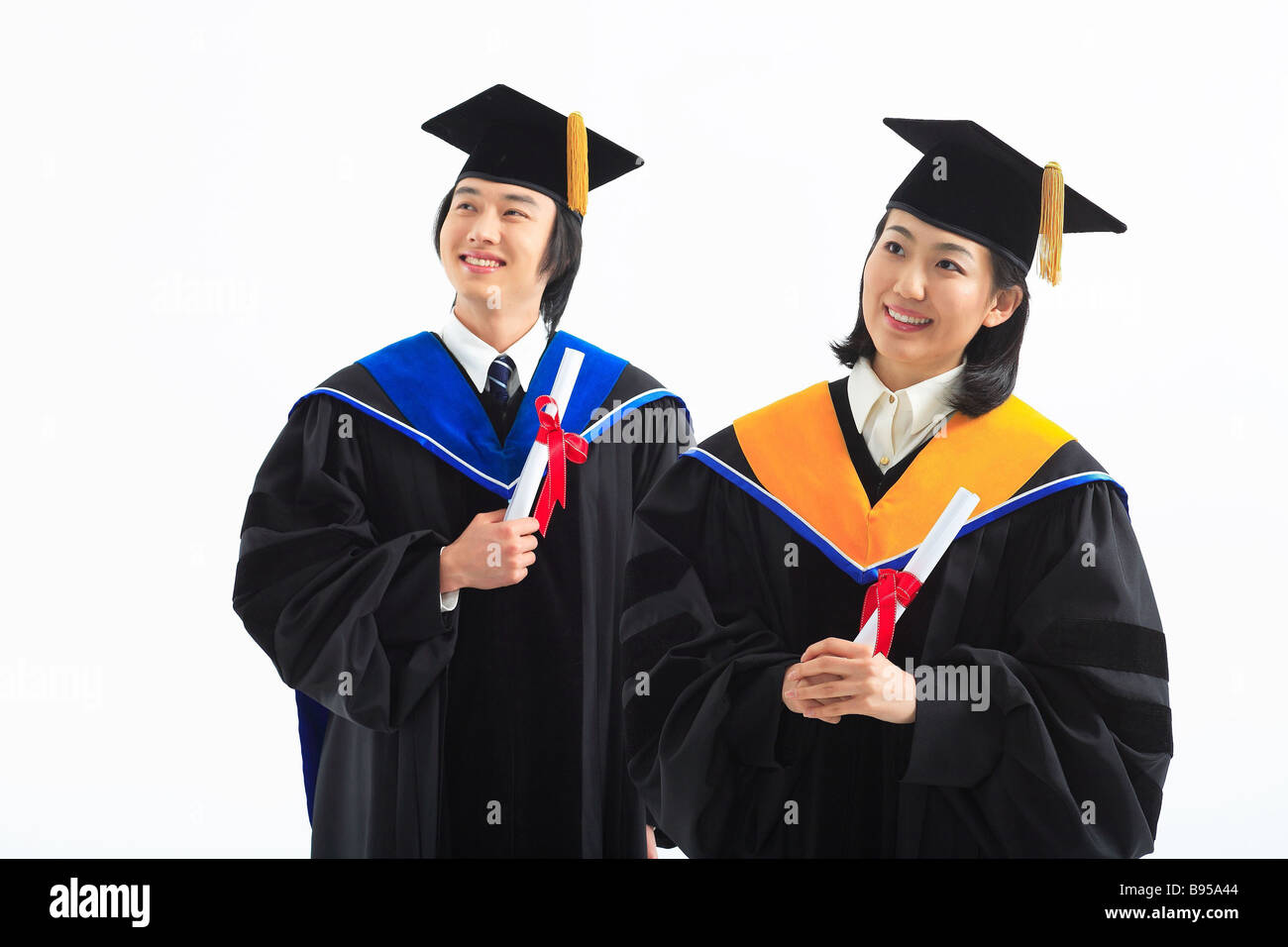Asian Graduation People Stock Photo - Alamy