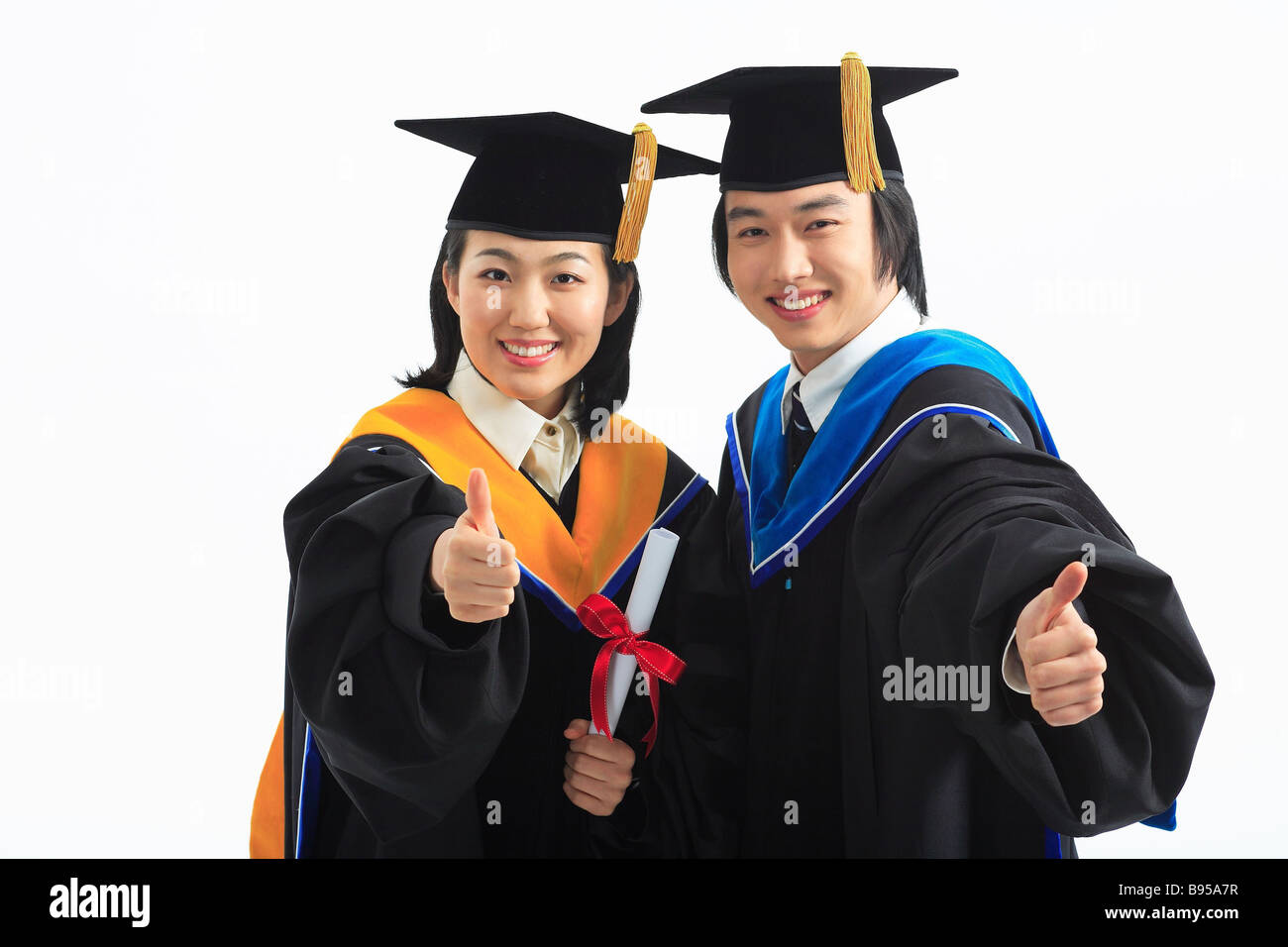 Asian Graduation People Stock Photo - Alamy