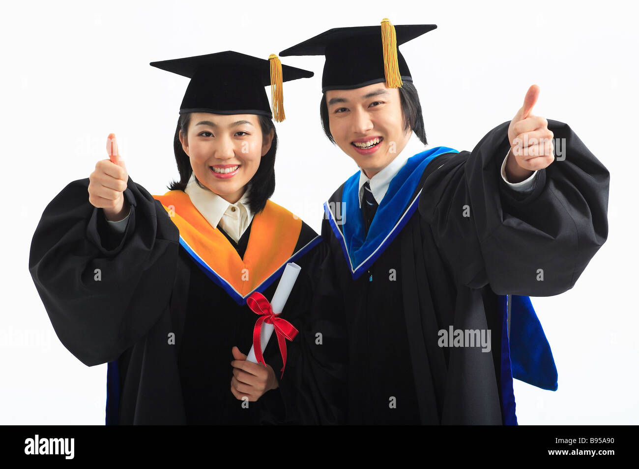 Asian Graduation People Stock Photo - Alamy