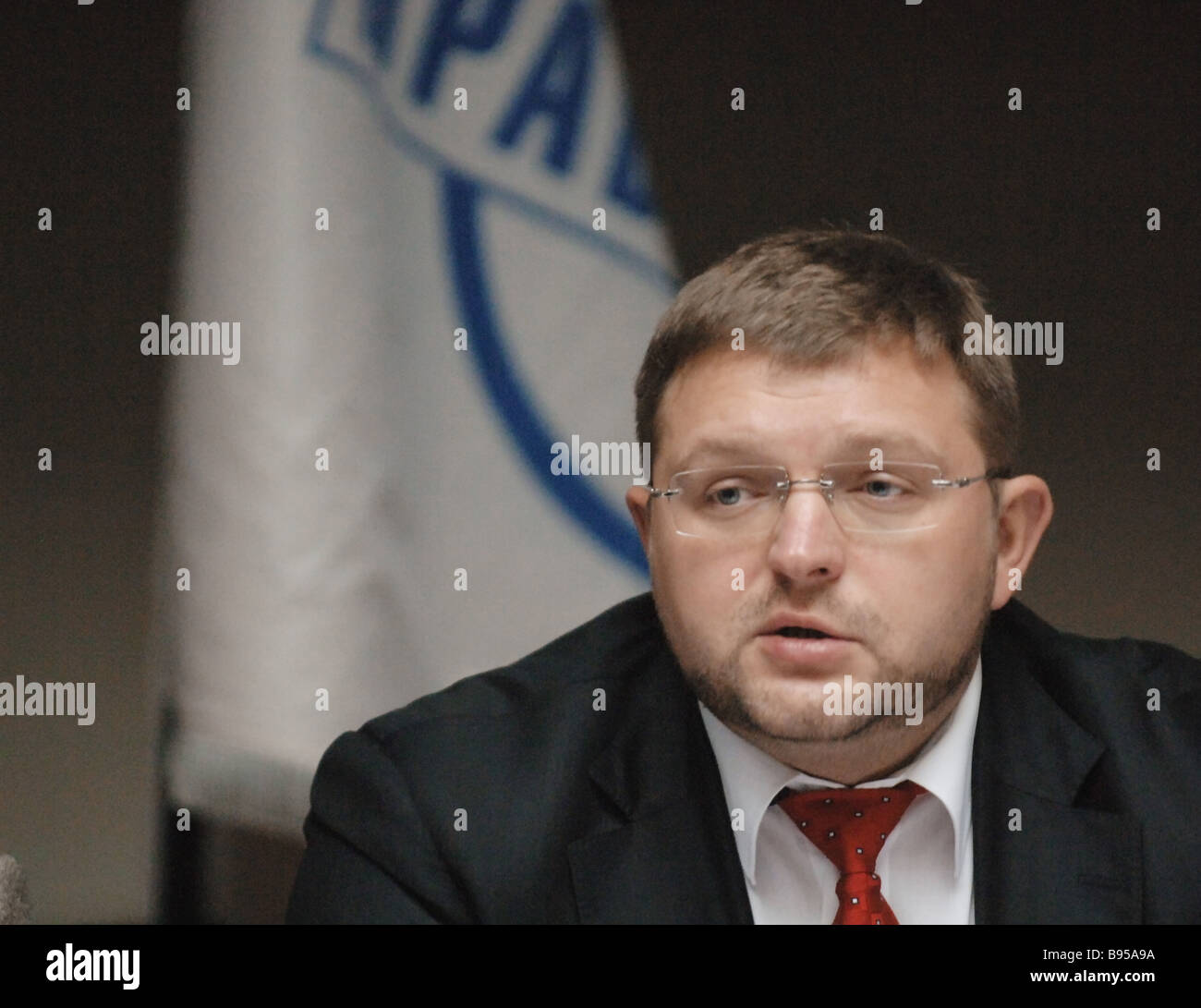 Nikita Belykh leader of the Political Party Union of Right Forces SPS ...