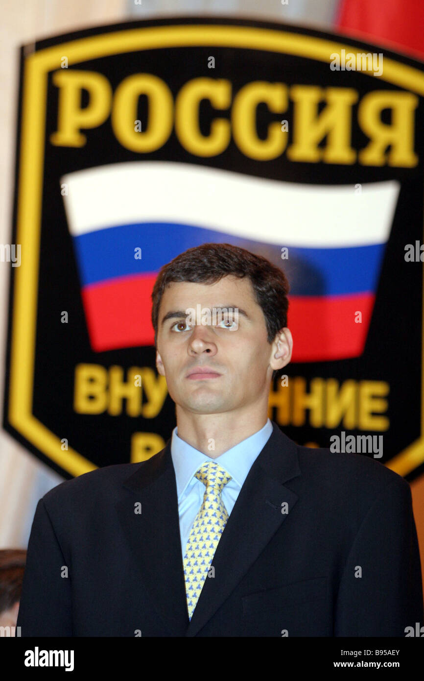 Major Alexander Popov many times world European and Russian swimming ...