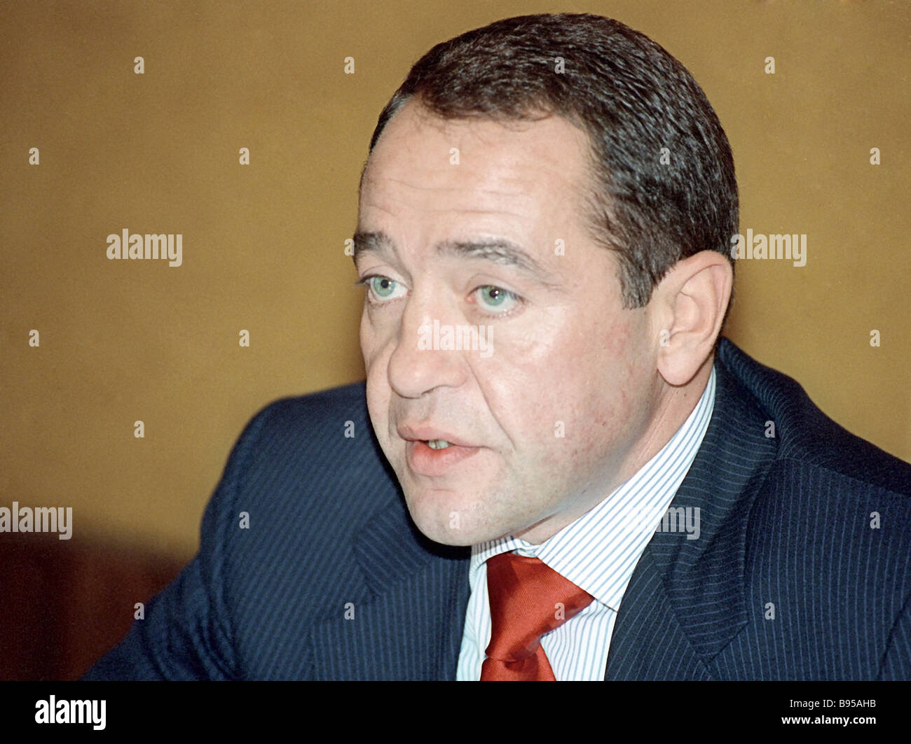 Mikhail Lesin, Minister of Press, Television and Radio Broadcasting ...
