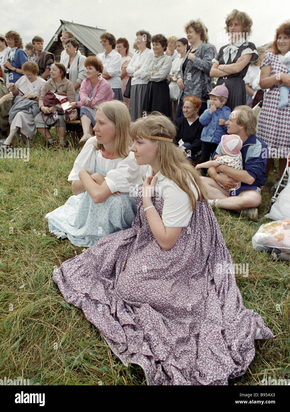 Karelians at a folklore festival on the Kizhi Island Stock Photo - Alamy