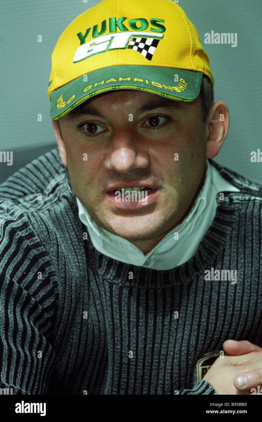 Nikolai Fomenko pilot of the YUKOS Freisinger team that won the FIA GTY ...