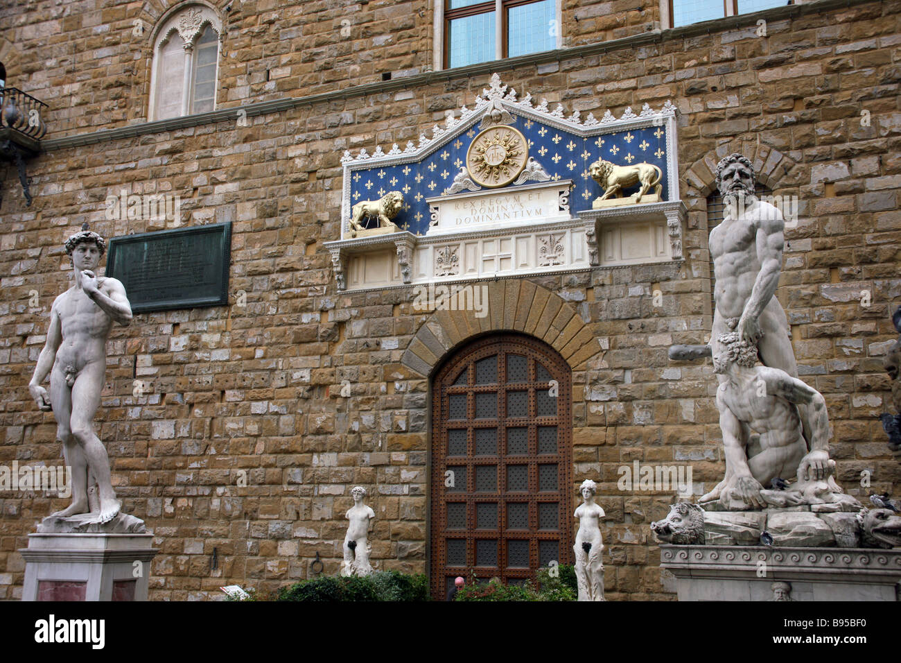 Italy, Florence, Piazza della Signoria, David Stock Photo - Alamy