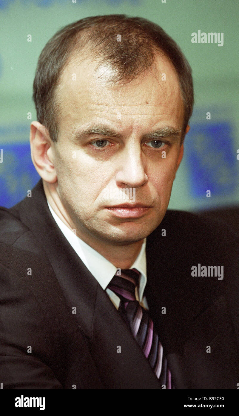 Director of the Republican Children s Hospital for HIV infected children Evgeny Voronin at a ...