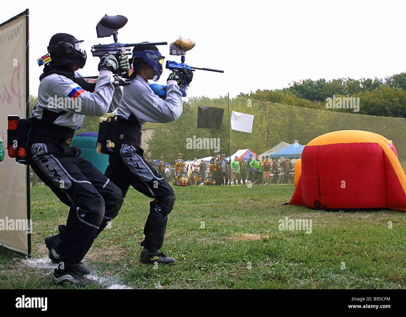 3rd Open Championship of Russia's Sports Paintball Federation Stock ...