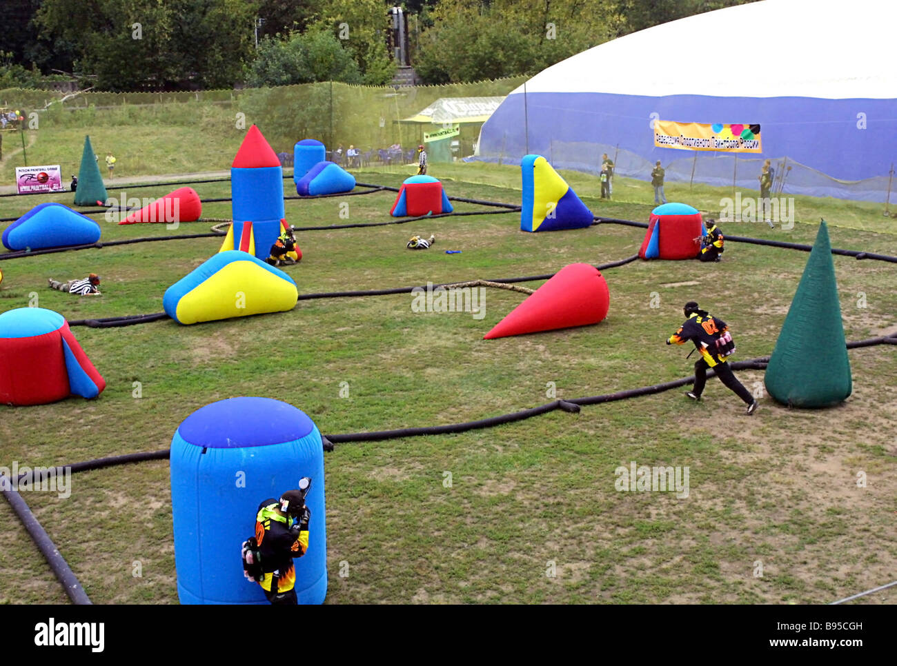 3rd Open Championship of Russia's Sports Paintball Federation Stock ...