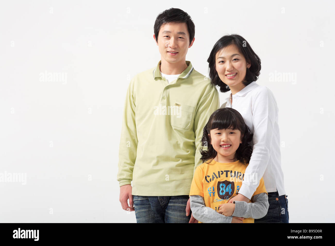 Happy Asian Family Stock Photo - Alamy