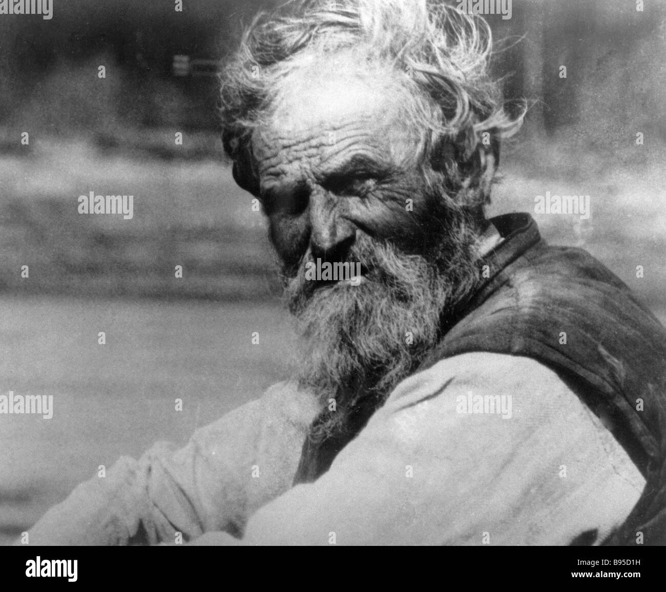 A raftsman on the Volga Stock Photo - Alamy