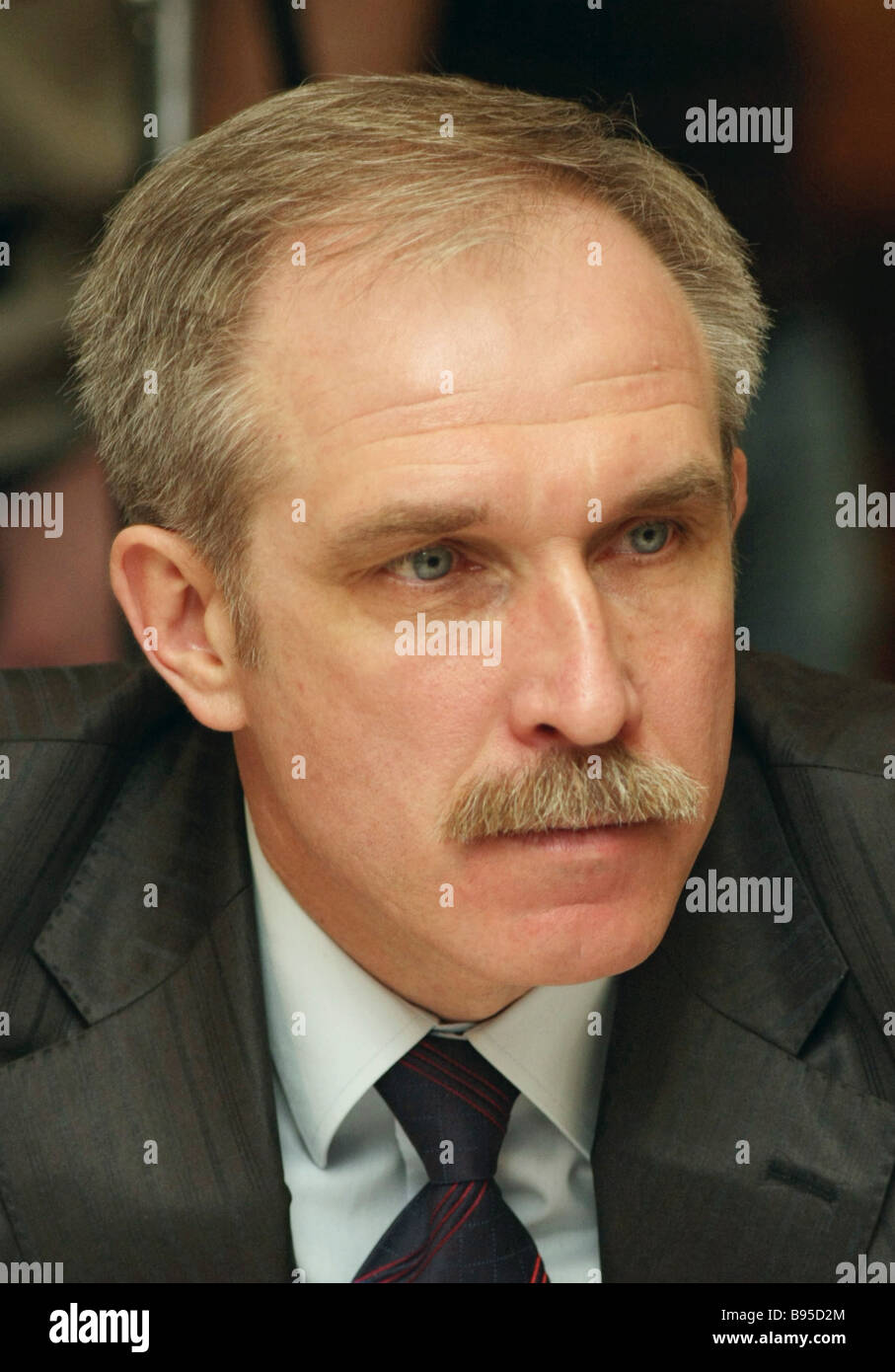 Governor of the Ulyanovsk Region Sergei Morozov at a Transportation ...
