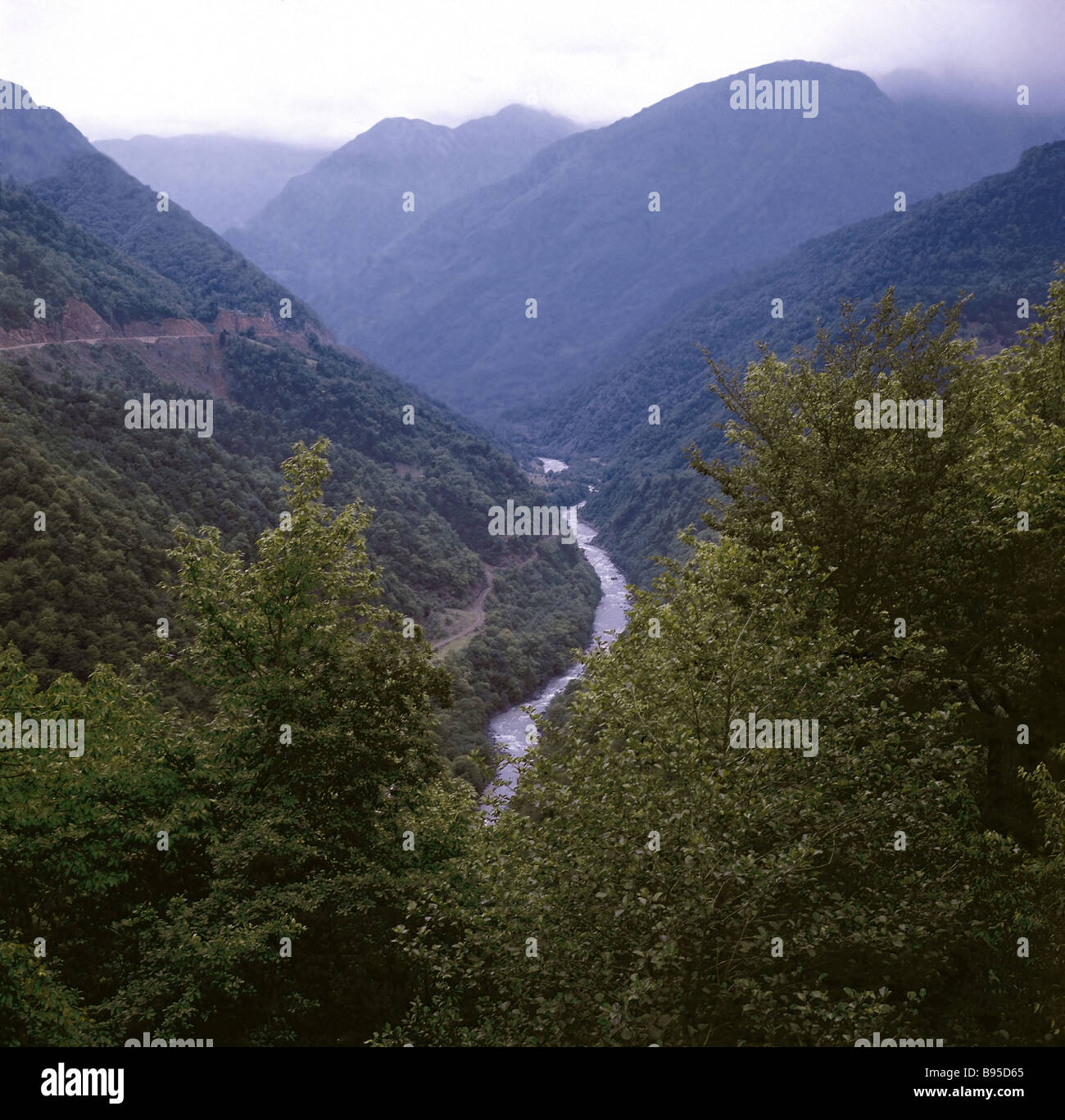 The Inguri river in Georgia Stock Photo - Alamy