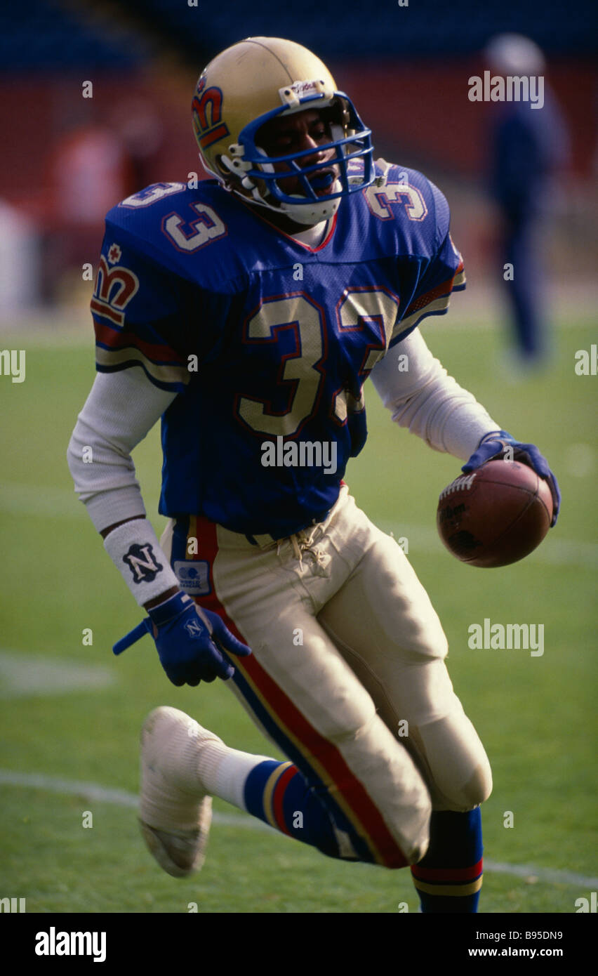 SPORT Ball Games American Football Player from the London Monarchs ...