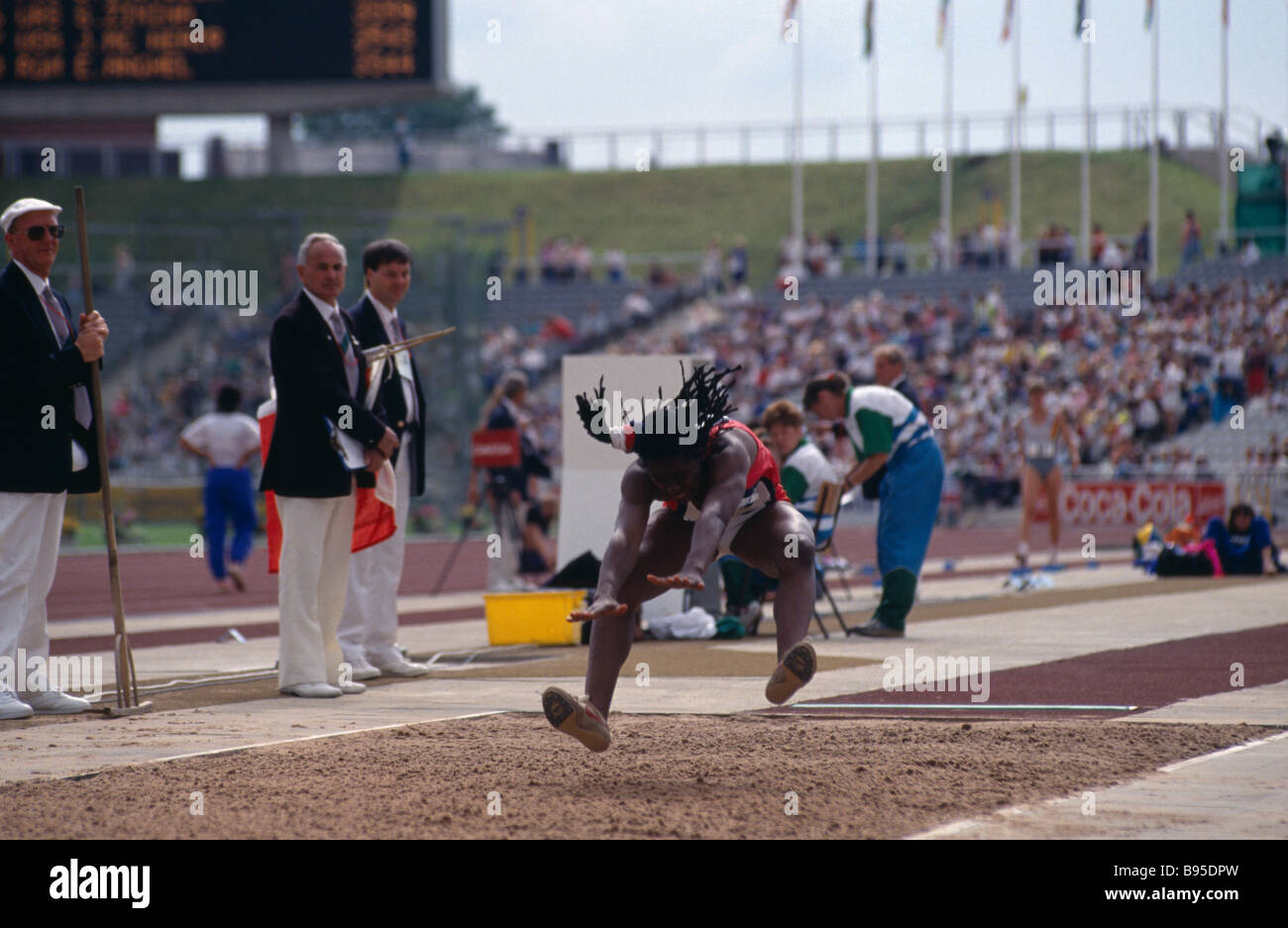 SPORT Athletics Long Jump Stock Photo - Alamy