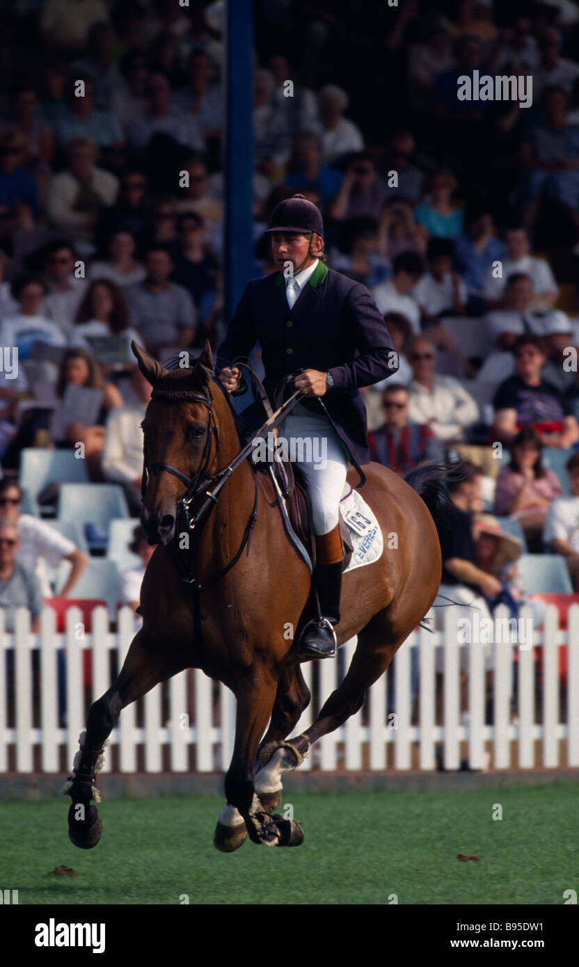 SPORT Equestrian Showjumping Stock Photo - Alamy