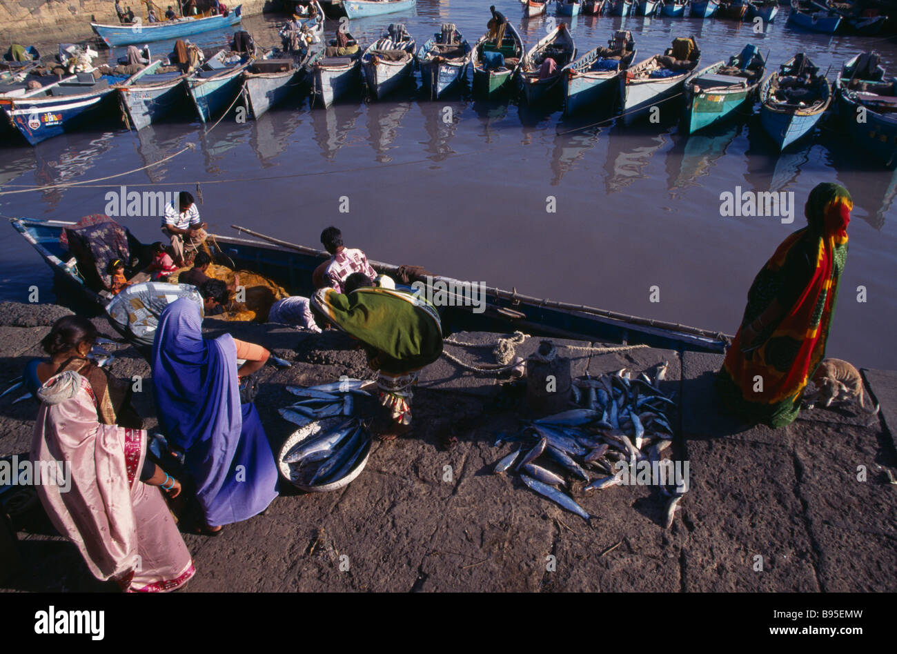 Veraval harbour hi-res stock photography and images - Alamy