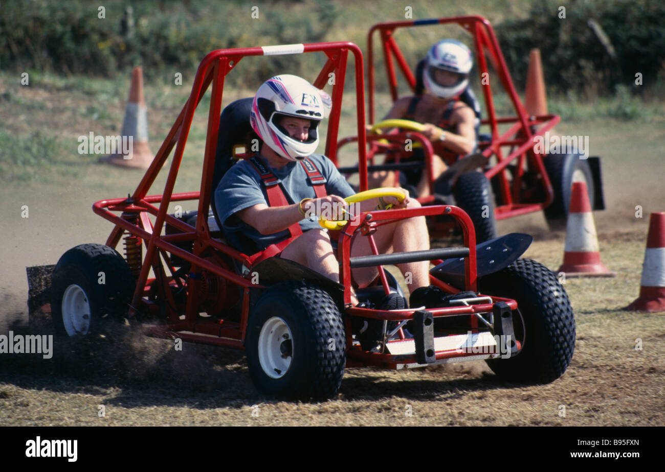 SPORT Motor Sport Go-Karting Go-kart racing Stock Photo - Alamy