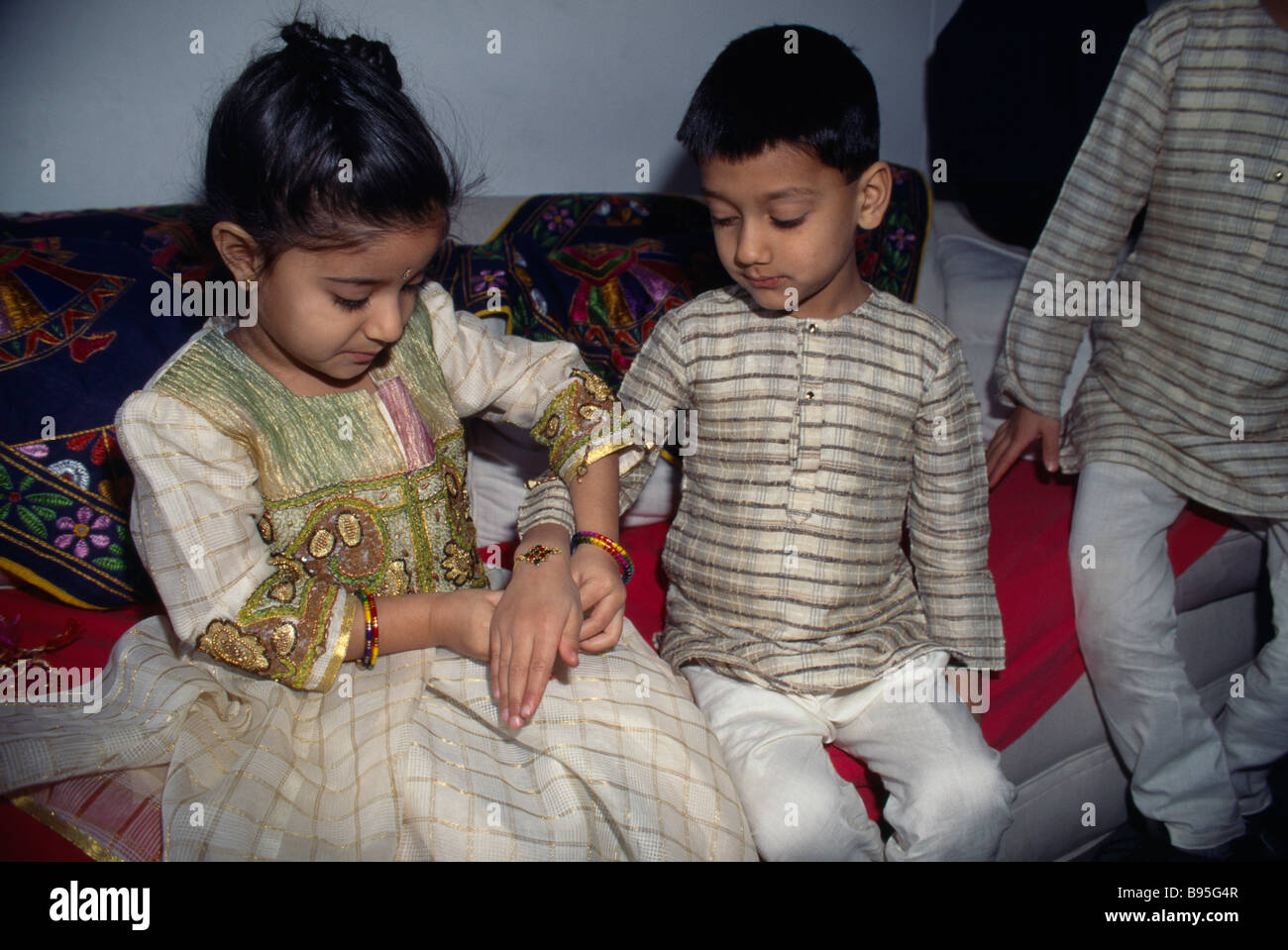 Sacred thread ceremony hinduism hi-res stock photography and images - Alamy