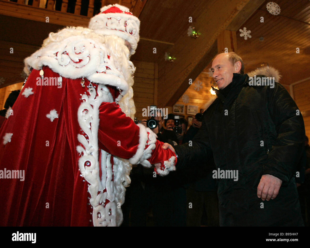 President Vladimir Putin visited Grandfather Frost s residence in ...