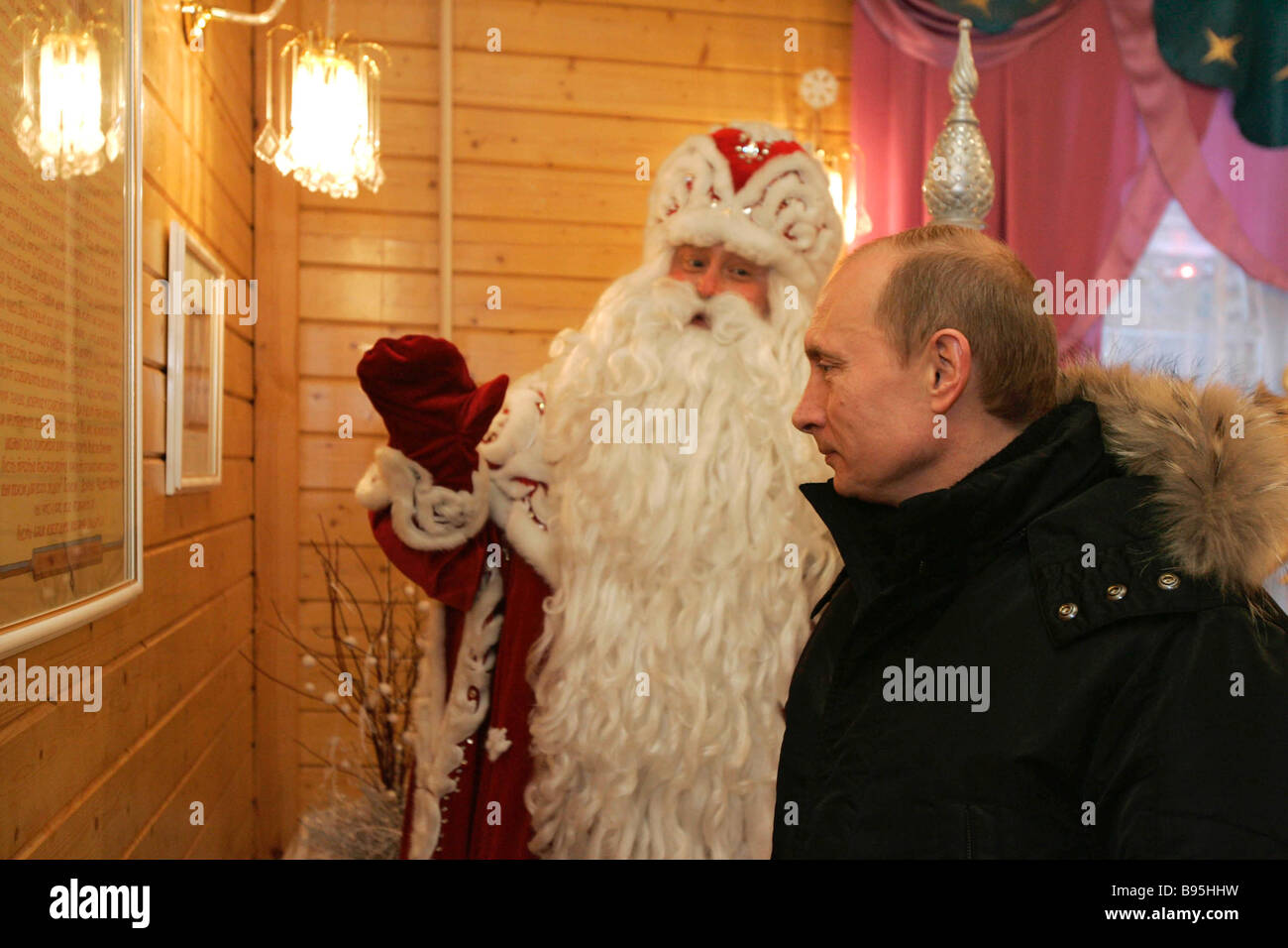 President Vladimir Putin visited Grandfather Frost s residence in ...