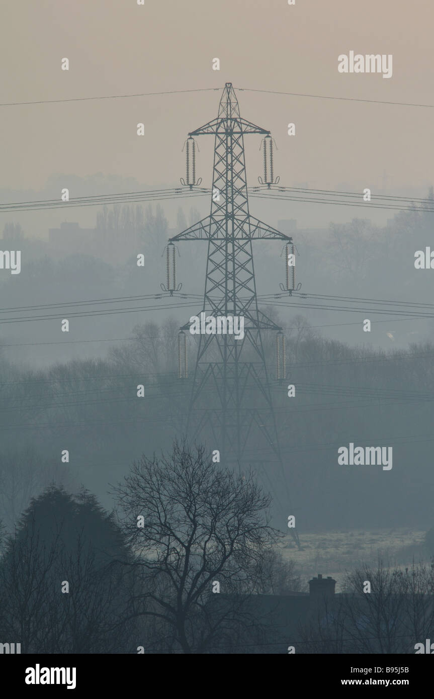 Electricity pylon, Oxfordshire, UK Stock Photo - Alamy