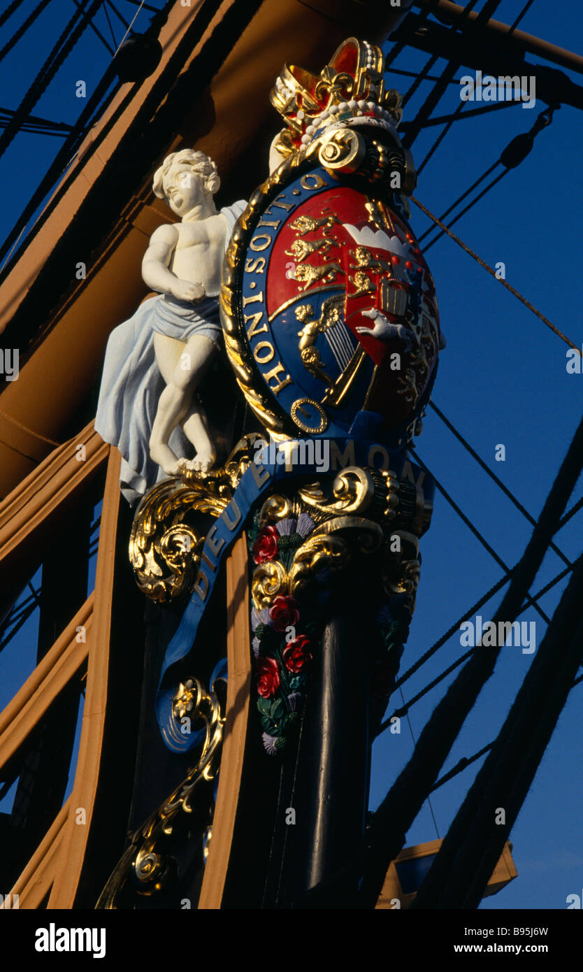 ENGLAND Hampshire Portsmouth Historic naval Dockyard HMS Victory ...