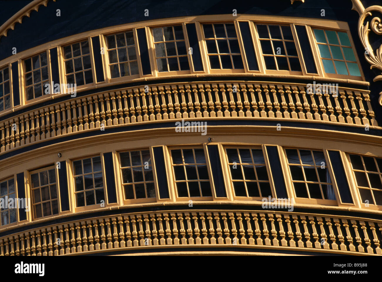 ENGLAND Hampshire Portsmouth Historic Naval Dockyard HMS Victory Detail ...