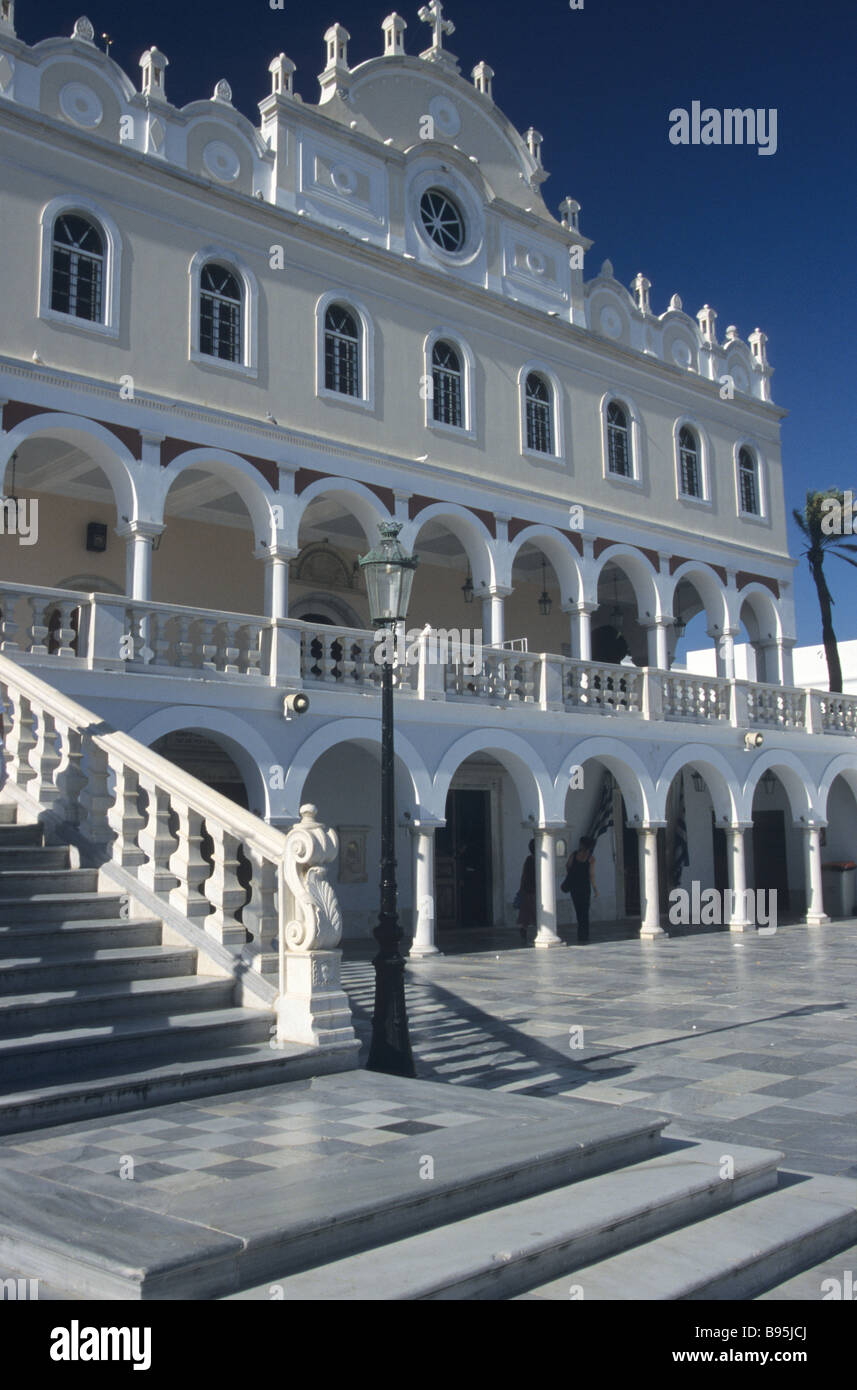 tinos island cyclades greece monastery Stock Photo - Alamy
