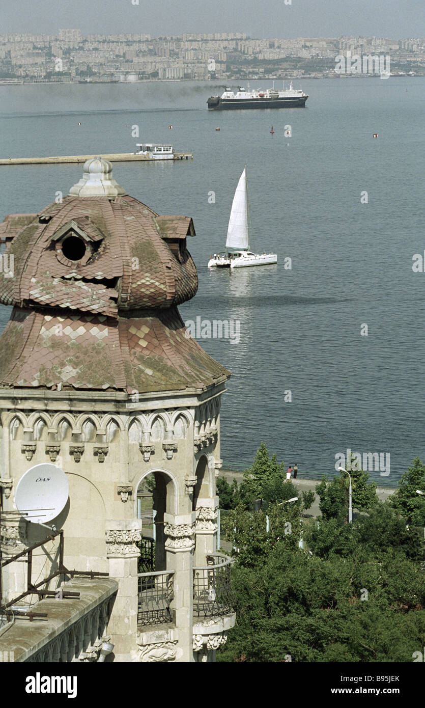 The Caspian Sea in Baku Stock Photo - Alamy
