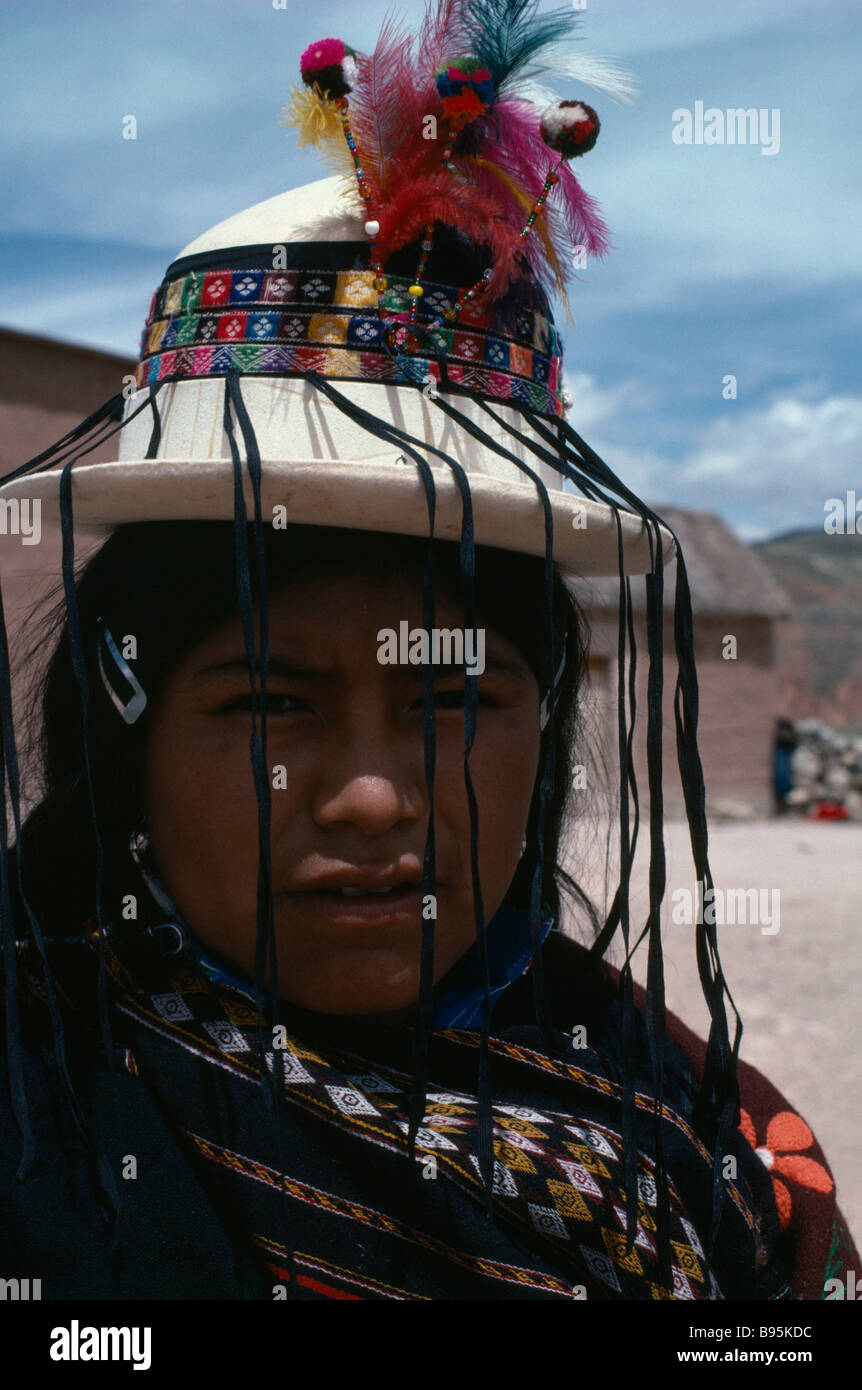 Region south america people ethnic people portraits people single hi ...