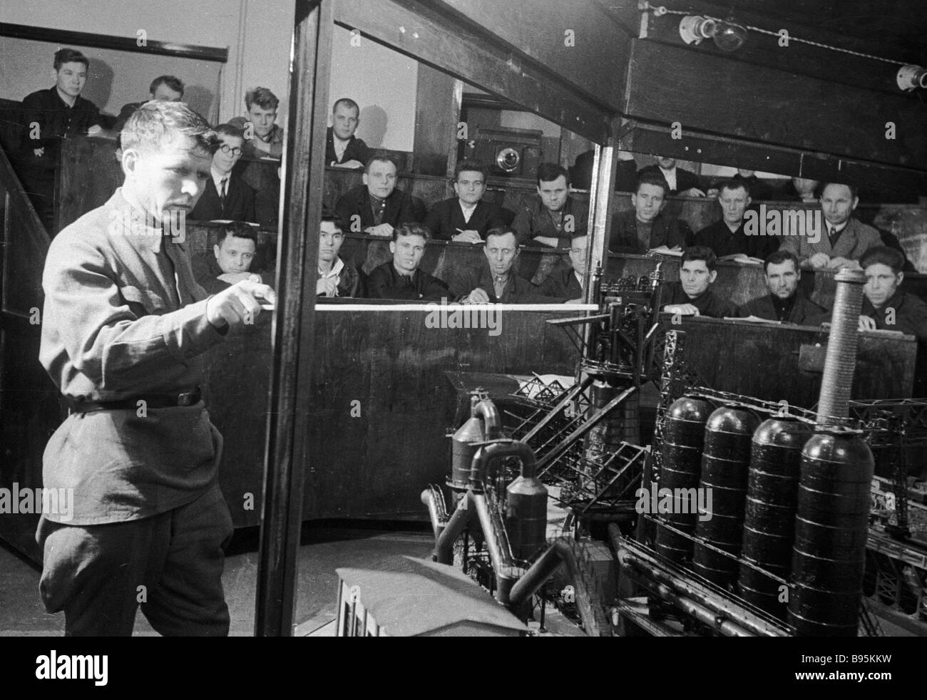 Blast furnace operators of the Magnitogorsk Iron and Steel Works in ...