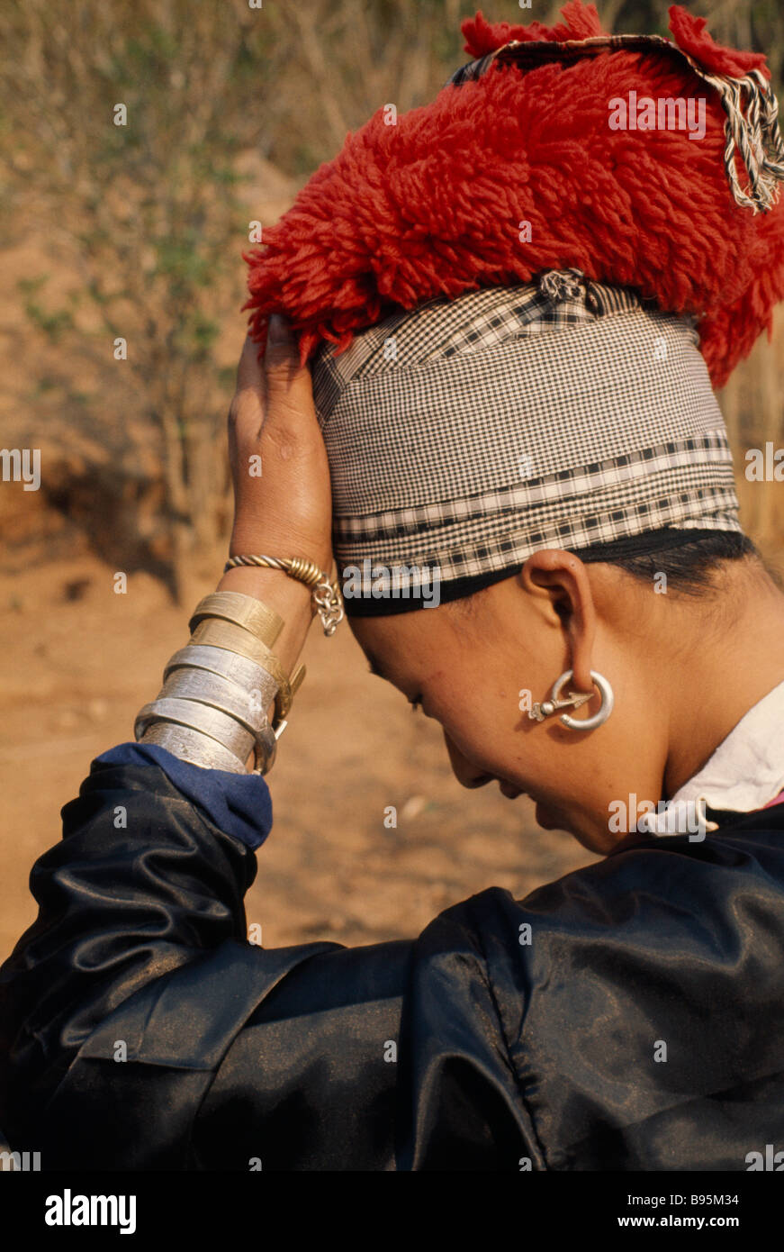 LAOS Southeast Asia Tribal People Meo Tribe Young bride wearing ...